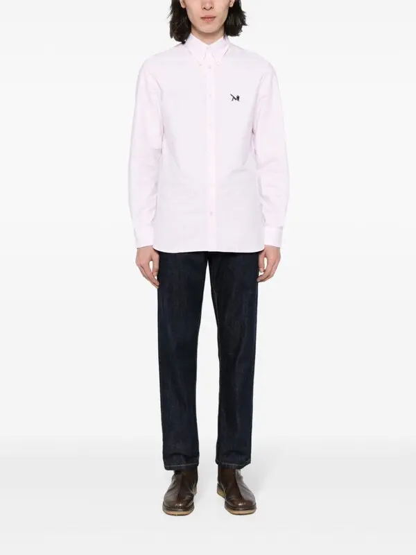 Calvin Klein Logo-appliqué Cotton Shirt