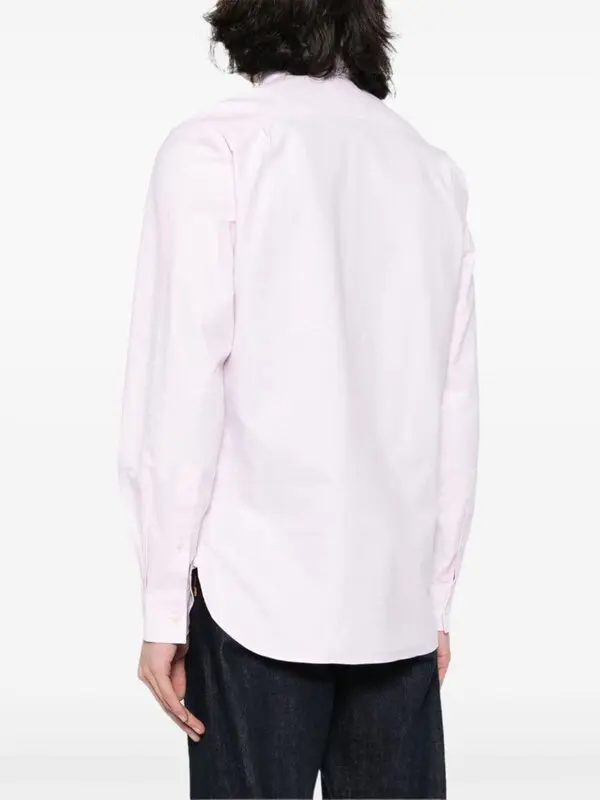 Calvin Klein Logo-appliqué Cotton Shirt