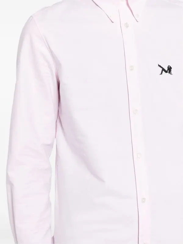 Calvin Klein Logo-appliqué Cotton Shirt