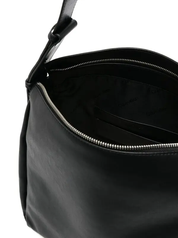 Calvin Klein Logo-lettering Tote Bag - Black