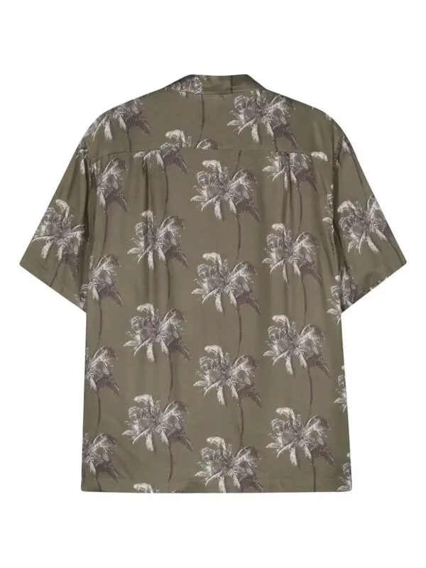 DIESEL® Bmowt-adrian Palm-tree Print Shirt