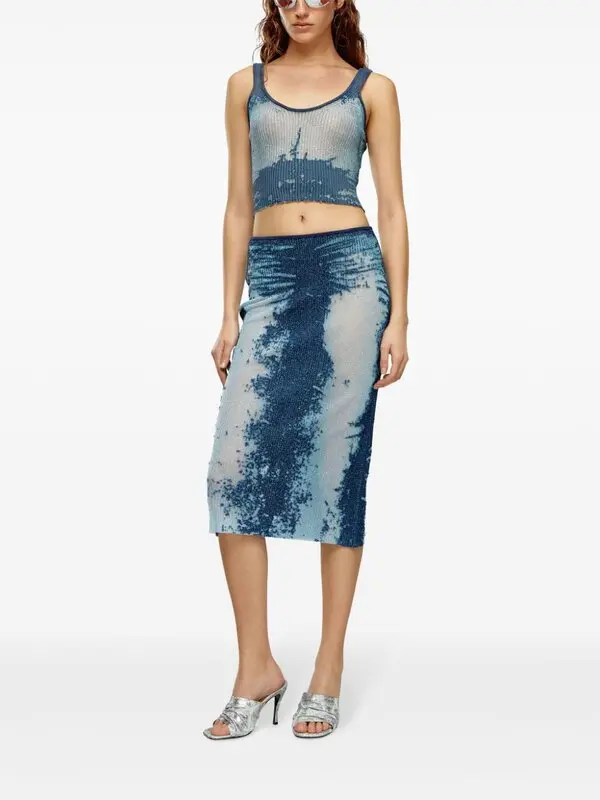 DIESEL® M-begonia Midi Skirt