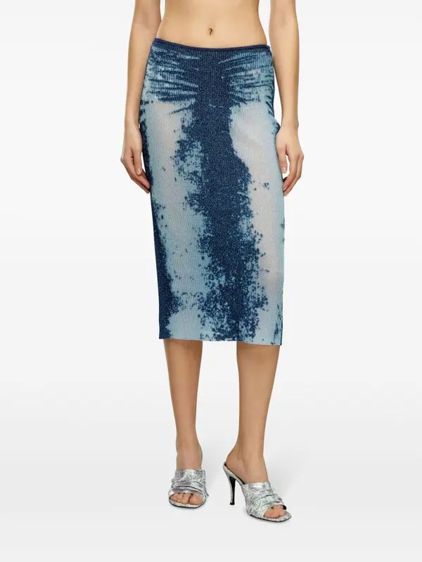 DIESEL® M-begonia Midi Skirt