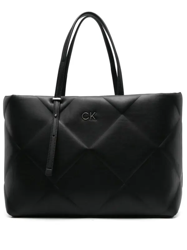 Calvin Klein Embossed-finish Tote Bag