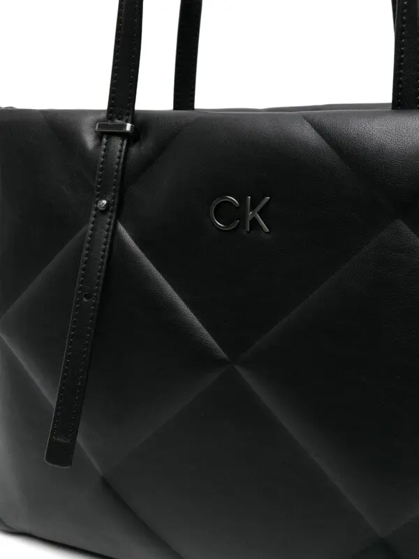 Calvin Klein Embossed-finish Tote Bag