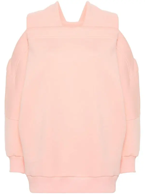 IOANA CIOLACU Cold-shoulder Sweatshirt - Pink