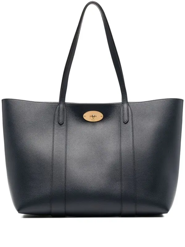 Mulberry Grained Leather Tote Bag - Blue