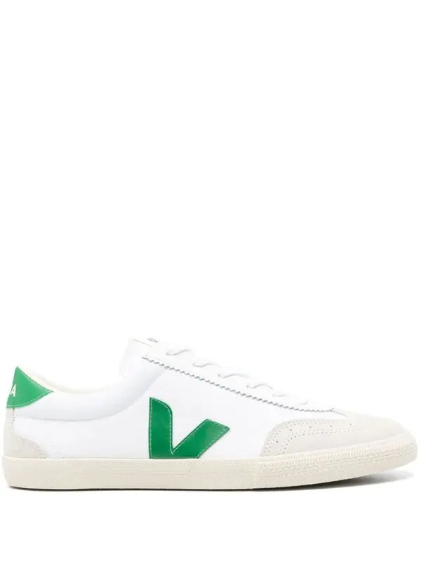 VEJA V-10 Panelled Sneakers - Neutrals