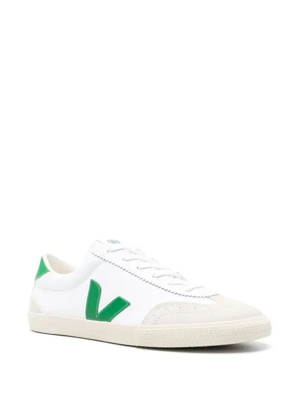 VEJA V-10 Panelled Sneakers - Neutrals