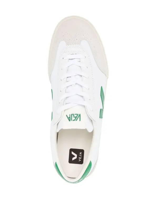 VEJA V-10 Panelled Sneakers - Neutrals