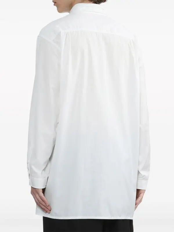Yohji Yamamoto Layered-collar Cotton Shirt