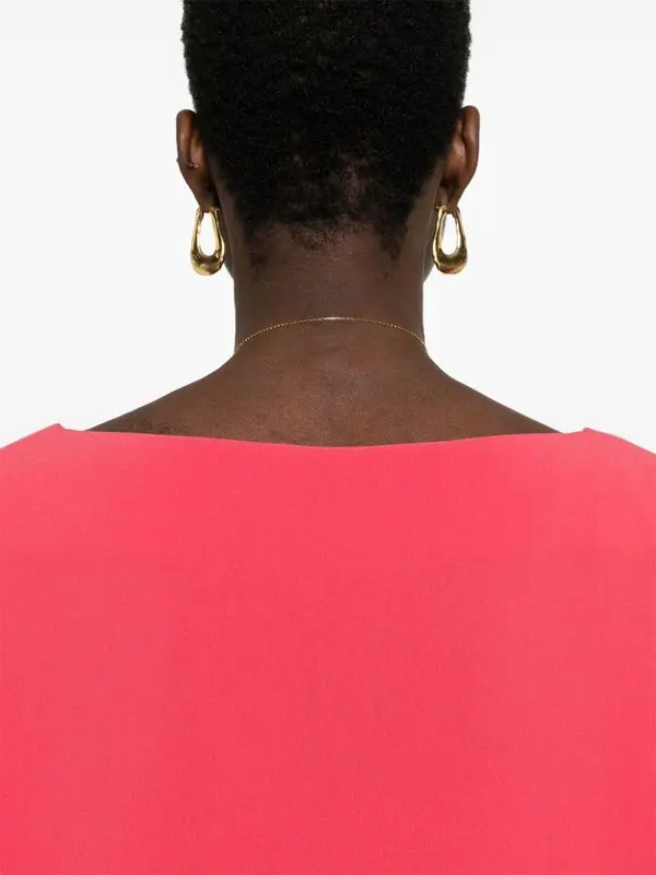 Alberto Biani Boat-neck Blouse - Pink