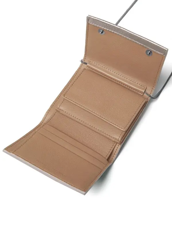 Brunello Cucinelli Logo-debossed Leather Wallet