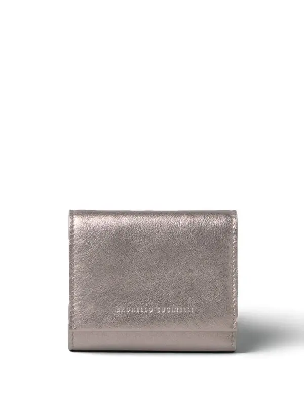 Brunello Cucinelli Logo-debossed Leather Wallet