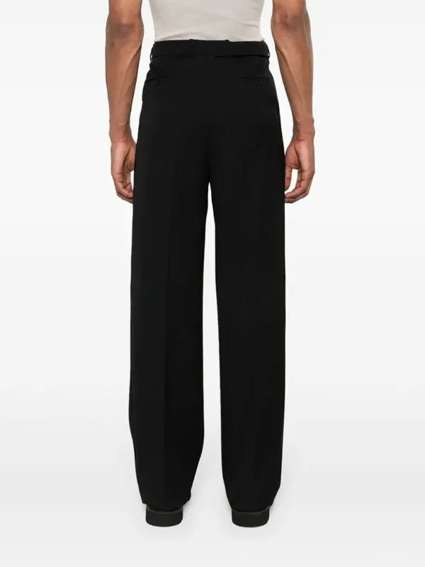 LANVIN Pleat-detail Wool Trousers