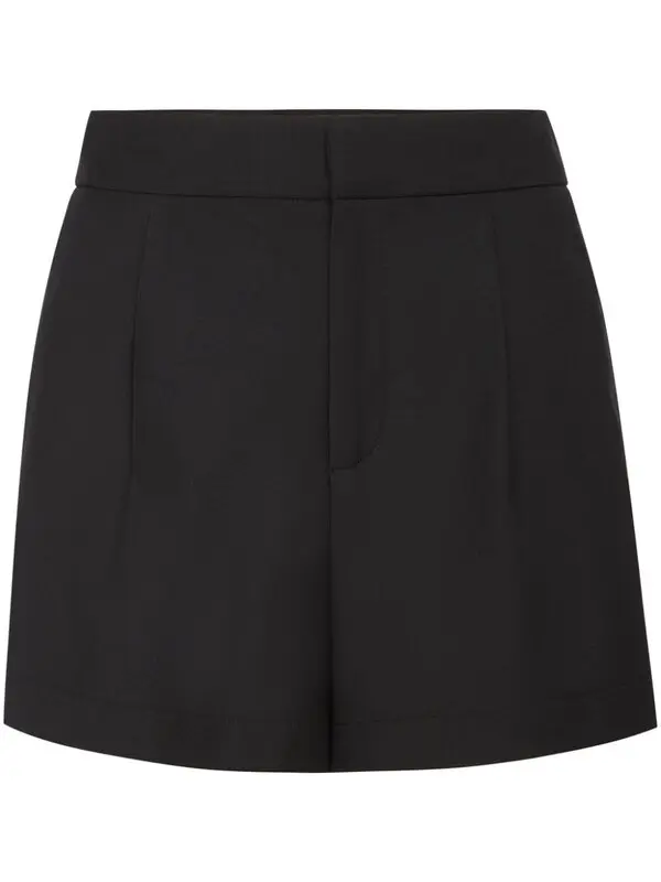 Philipp Plein Logo-plaque Satin Shorts - Black
