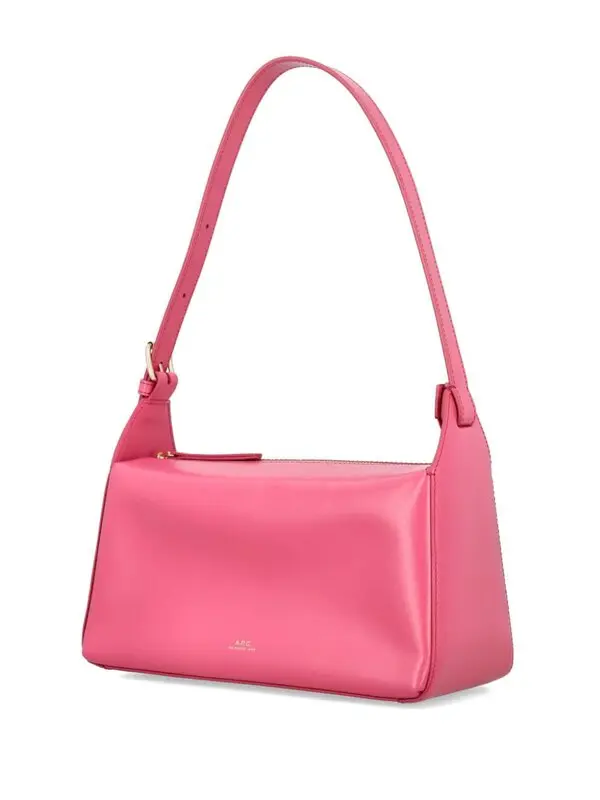 A.p.c. Virginie Leather Shoulder Bag - Pink