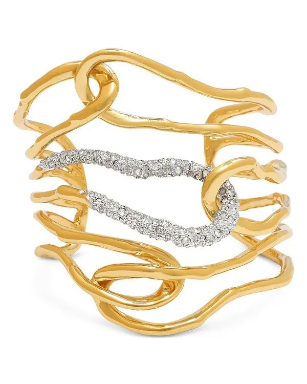 Alexis Bittar Solanales Twisted Cuff Bracelet - Gold