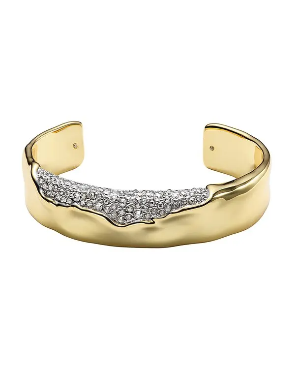 Alexis Bittar Solanales Crystal Cuff Bracelet - Gold