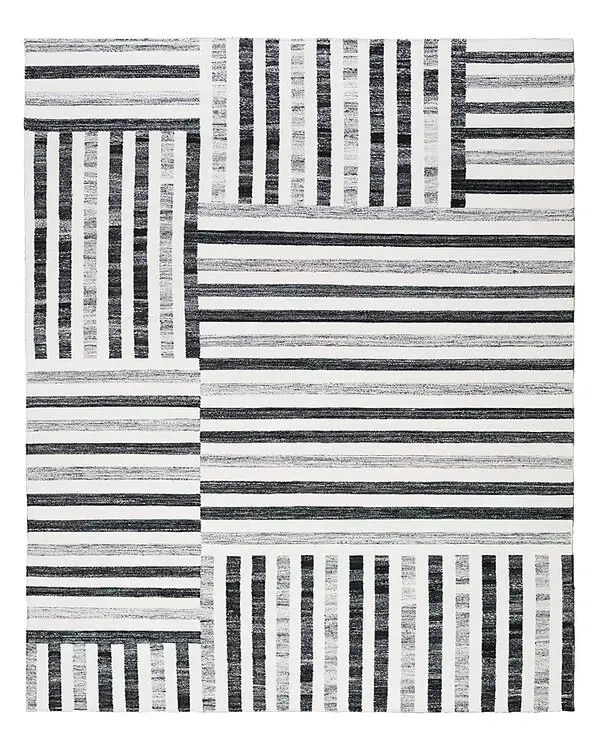 STARK STUDIO RUGS Jovia Ka8562 Area Rug, 8' X 10 - White/onyx