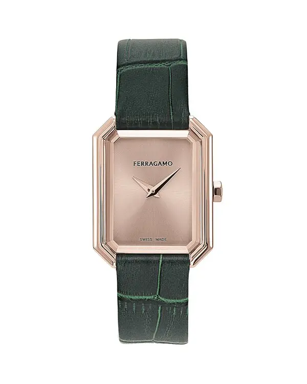 FERRAGAMO Crystal Watch - Pink/green