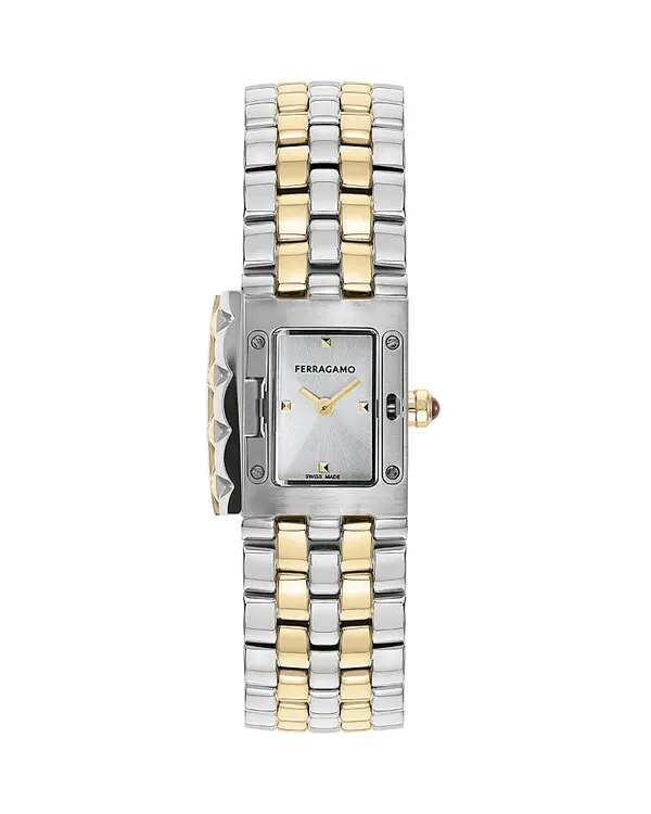 FERRAGAMO Secret Watch, 19mm X 30mm - Silver/two-tone