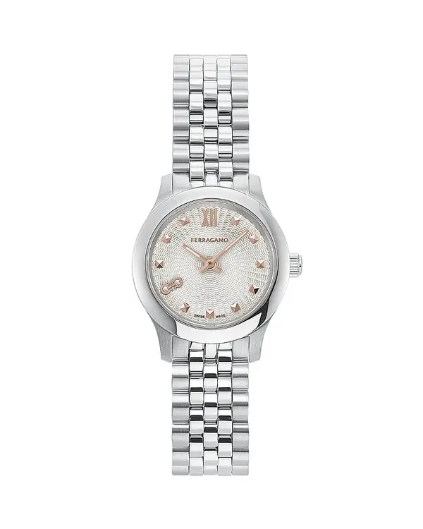 FERRAGAMO Duo Mini Watch 25mm - Silver