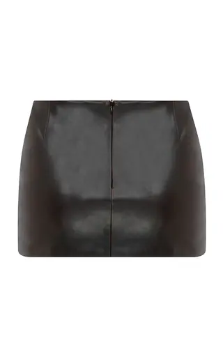 Ila Memphis Studded Vegan Leather Mini Skirt Only