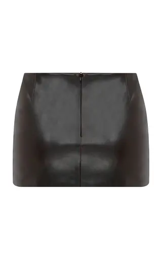 Ila Memphis Studded Vegan Leather Mini Skirt Only