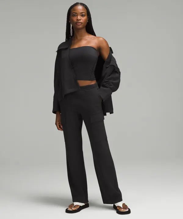Lululemon Wundermost Ultra-soft Nulu Tube Top - Black