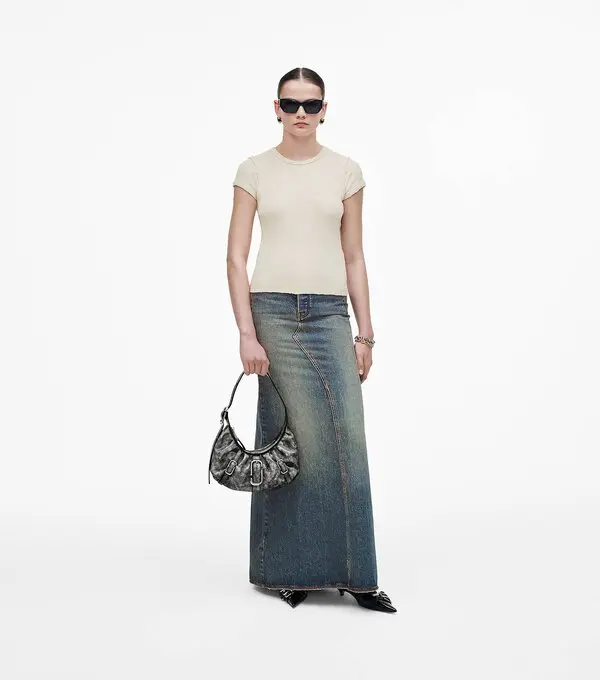 Marc Jacobs The Distressed Leather Buckle Bag - Black | Editorialist