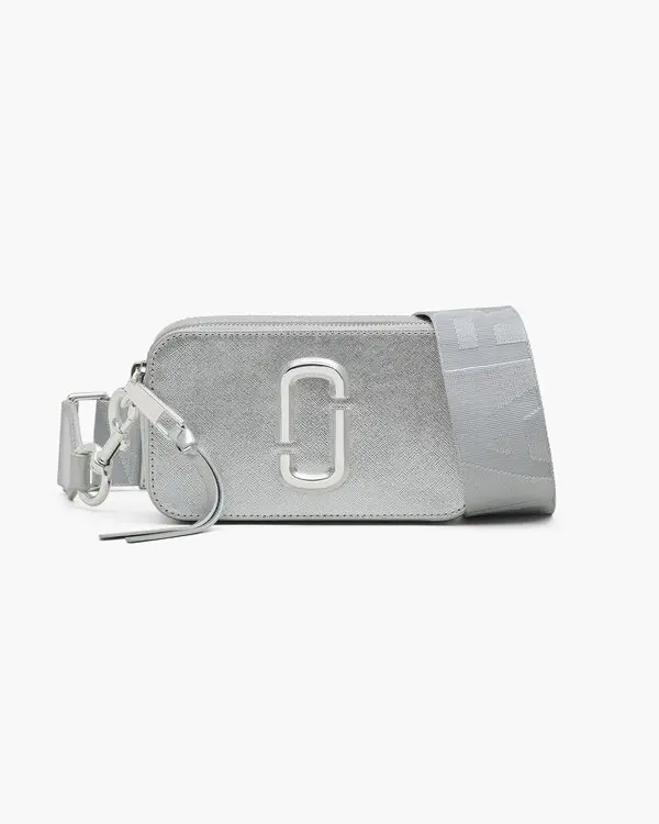 Marc Jacobs The Metallic Snapshot Dtm Bag - Silver
