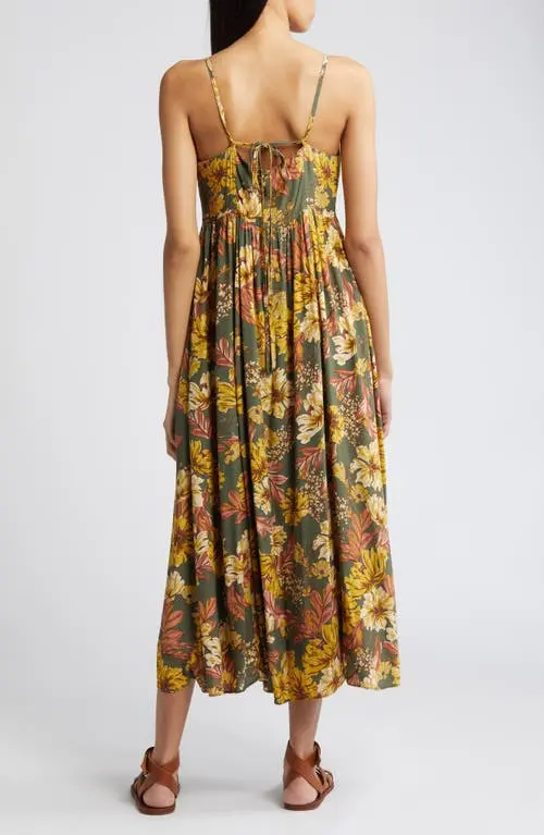 knee length dresses for ladies Amelia Floral Eyelet Midi Dress – Sweet en Forme main image 1