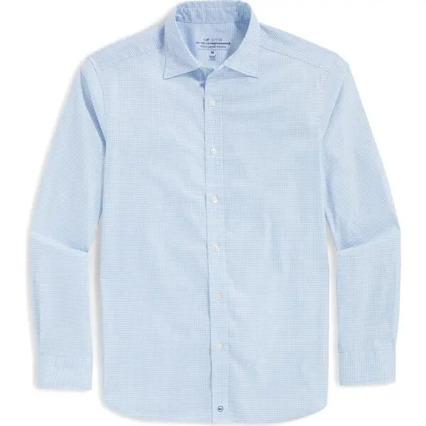 Vineyard Vines Gingham On-the-go Brrrº Button-up Shirt