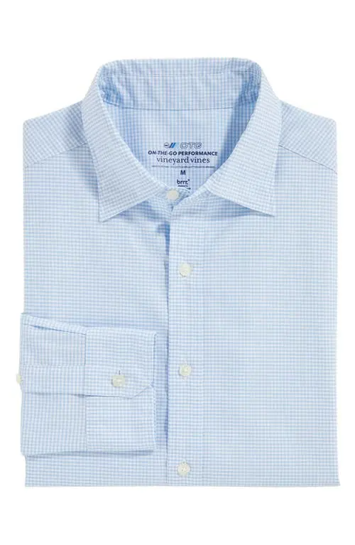 Vineyard Vines Gingham On-the-go Brrrº Button-up Shirt