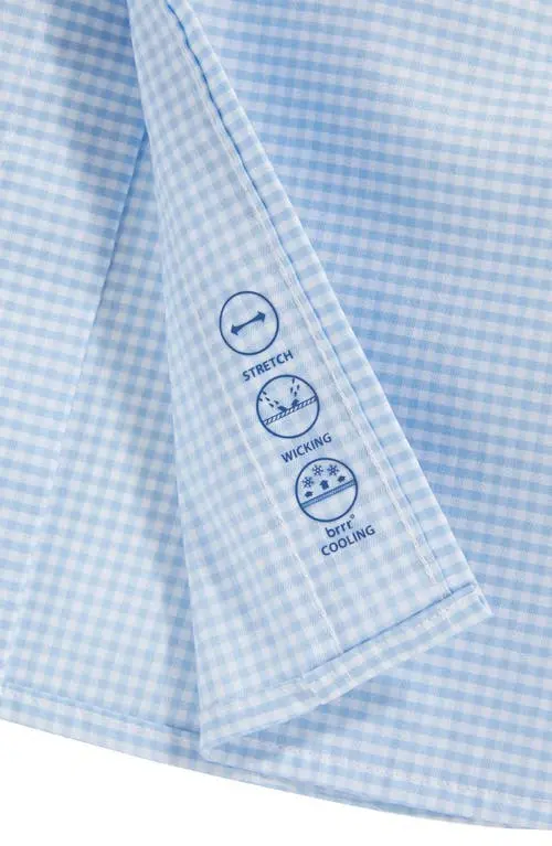 Vineyard Vines Gingham On-the-go Brrrº Button-up Shirt