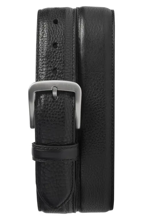 Shinola Canfield Vachetta Leather Belt - Black