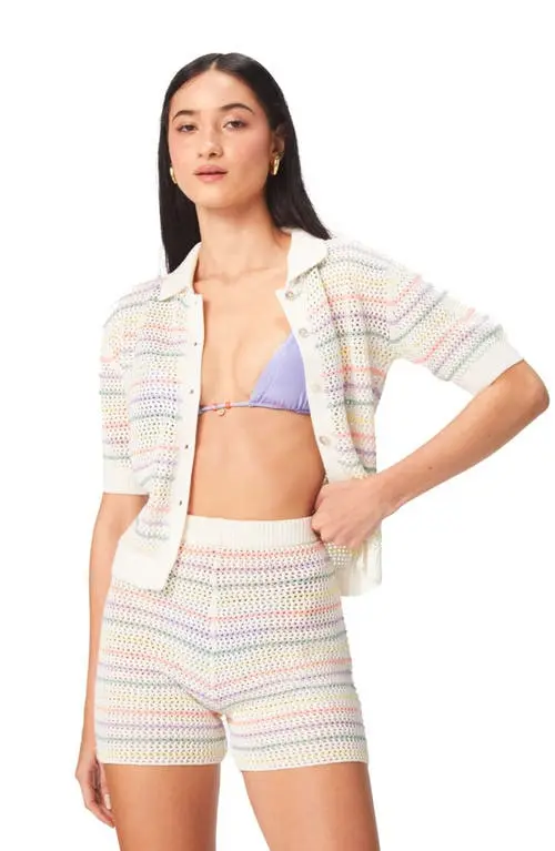 CAPITTANA Maya Stripe Knit Cardigan