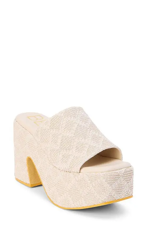 Matisse Como Platform Sandals - Beige