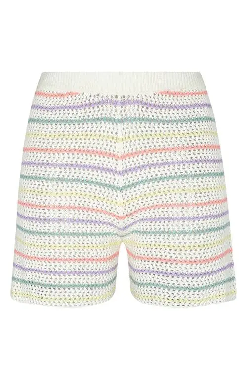 CAPITTANA Maya Stripe Cover-up Shorts