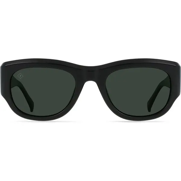 Raen Lonso Sunglasses - Recycled Black/green Polar