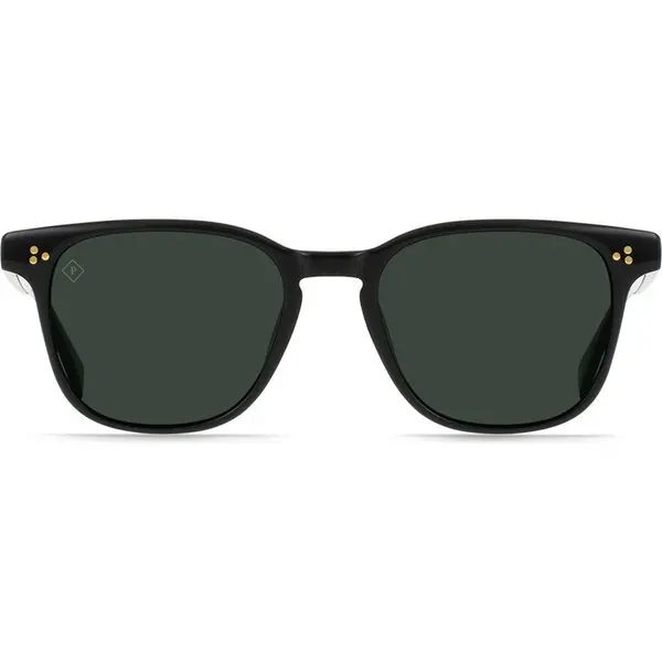 Raen Alvez Polarized Sunglasses - Recycled Black/green Polar
