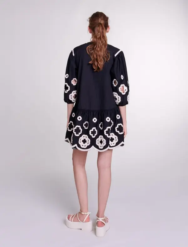 sachin and babi light blue dress Indian Hand Embroidered Tunic // vintage 70s embroidered black | Fenix  Vintage - Los Angeles, CA main image 1