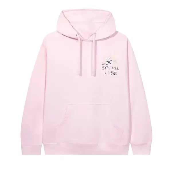 ANTI SOCIAL SOCIAL CLUB Car Pile-up Tonkotsu Logo Hoodie Japan Exclusive - Pink