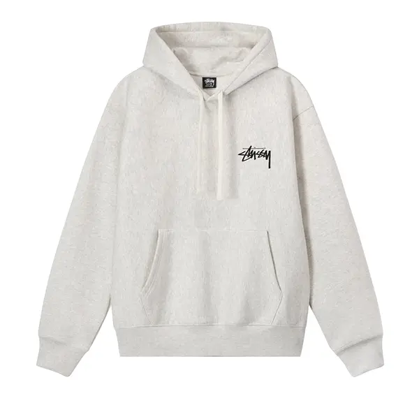 StÜssy 8 Ball Fade Hooded Sweatshirt - Grey