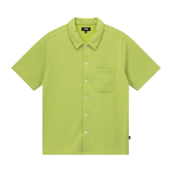 StÜssy Crepe Jersey Shirt 'lime - Green