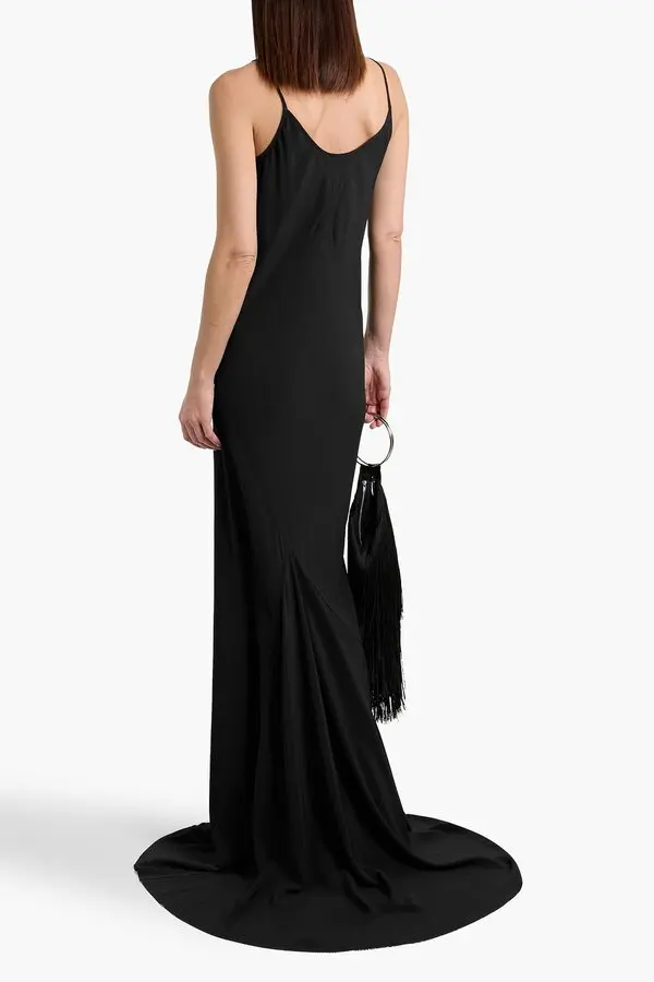 Rick Owens Crepe De Chine Gown