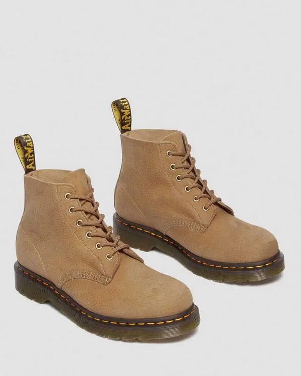 Dr. Martens 101 Tumbled Nubuck Leather Ankle Boots