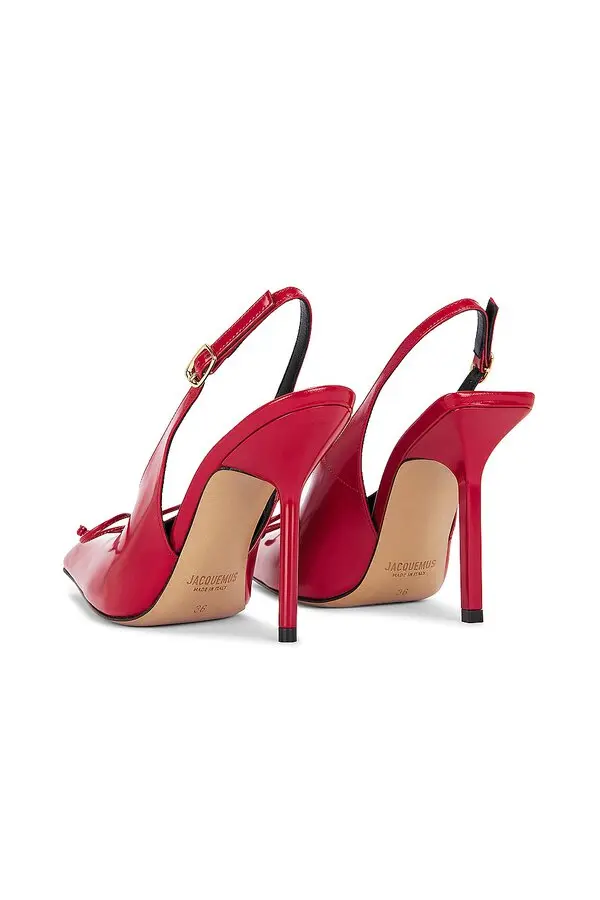 Jacquemus Les Slingbacks Cubisto H - Red 1