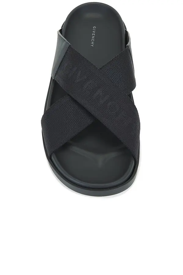 Givenchy G Plage Crossed Strap Sandals